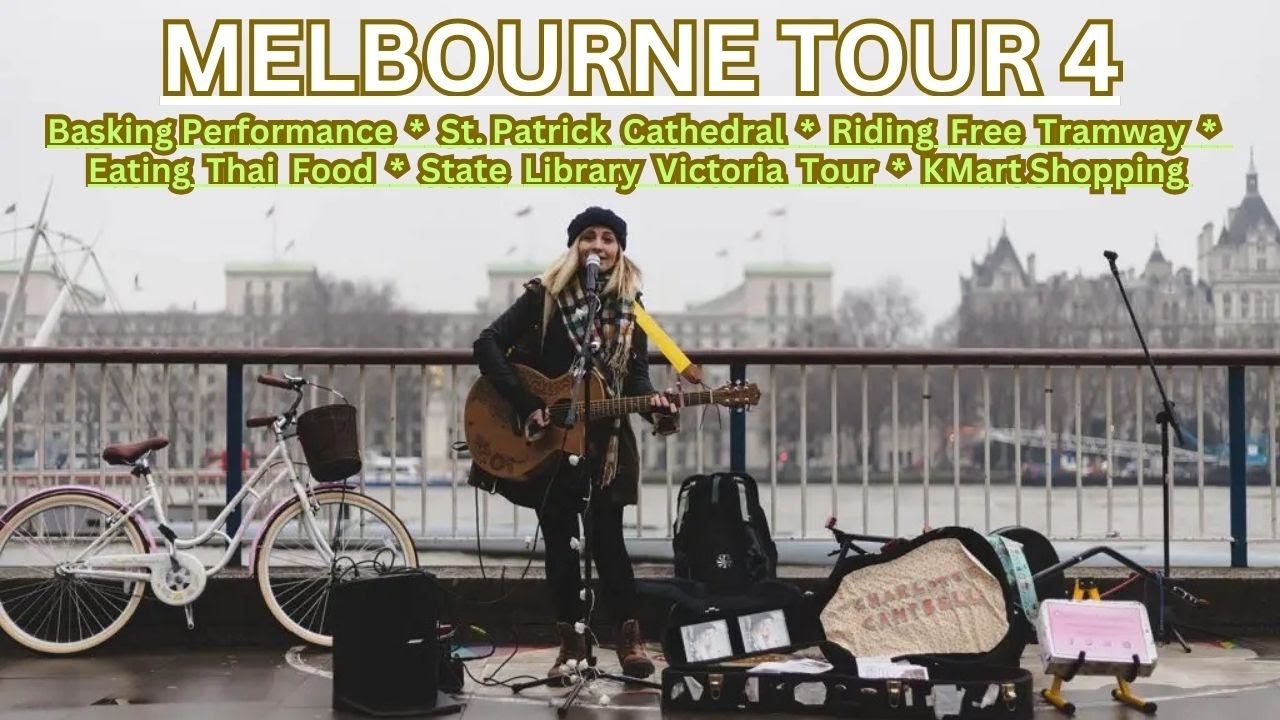 MELBOURNE TOUR 4 | State Library Victoria, KMart Shopping, Riding Free ...