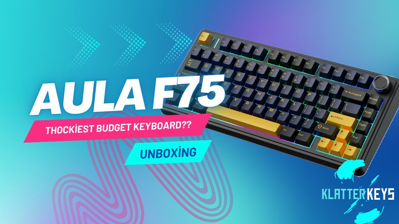 I FINALLY GOT THE AULA F75 - YouTube