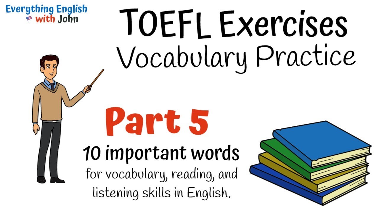 TOEFL Practice Part 5 - 10 Exercises to Improve Your English - YouTube