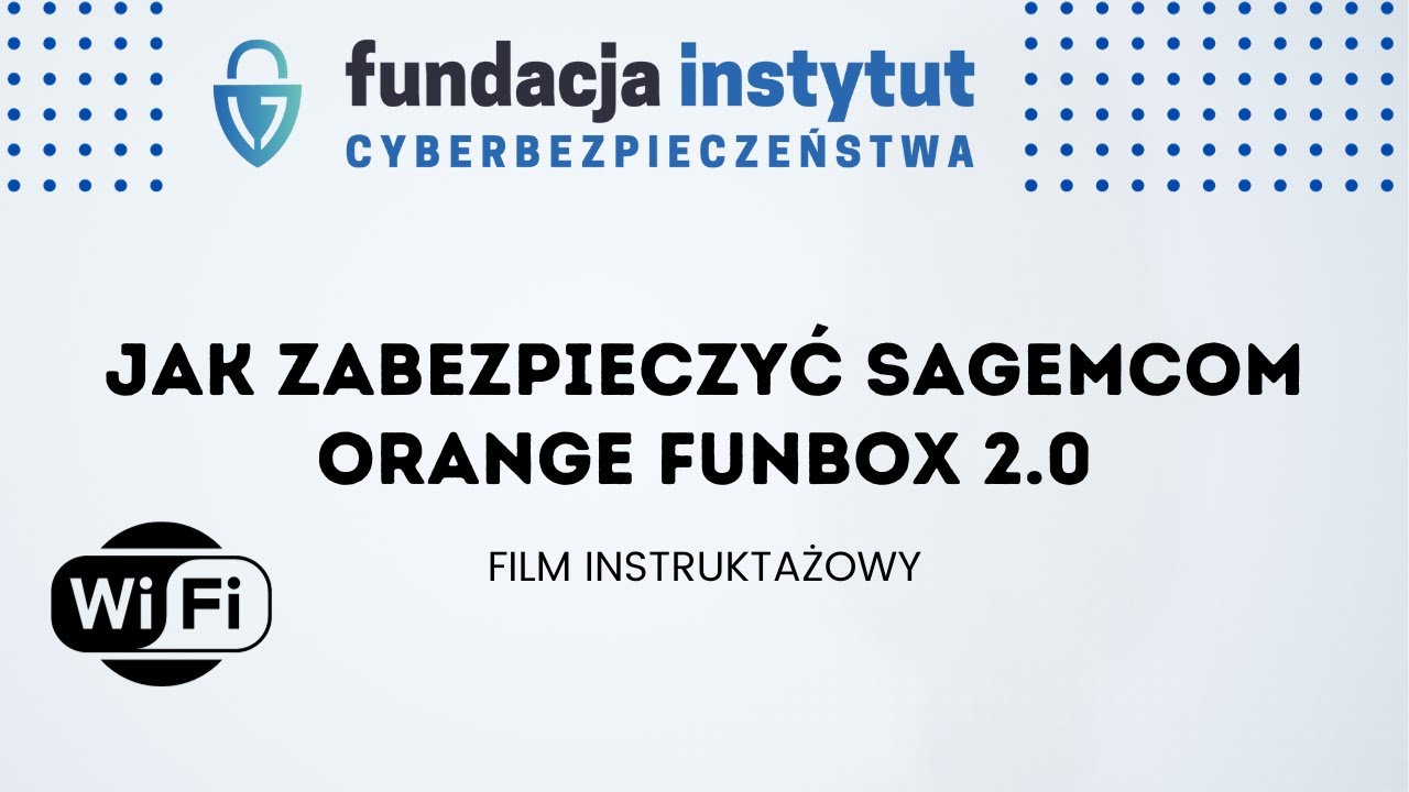 Jak zabezpieczyć Sagemcom Orange Funbox 2.0 - YouTube