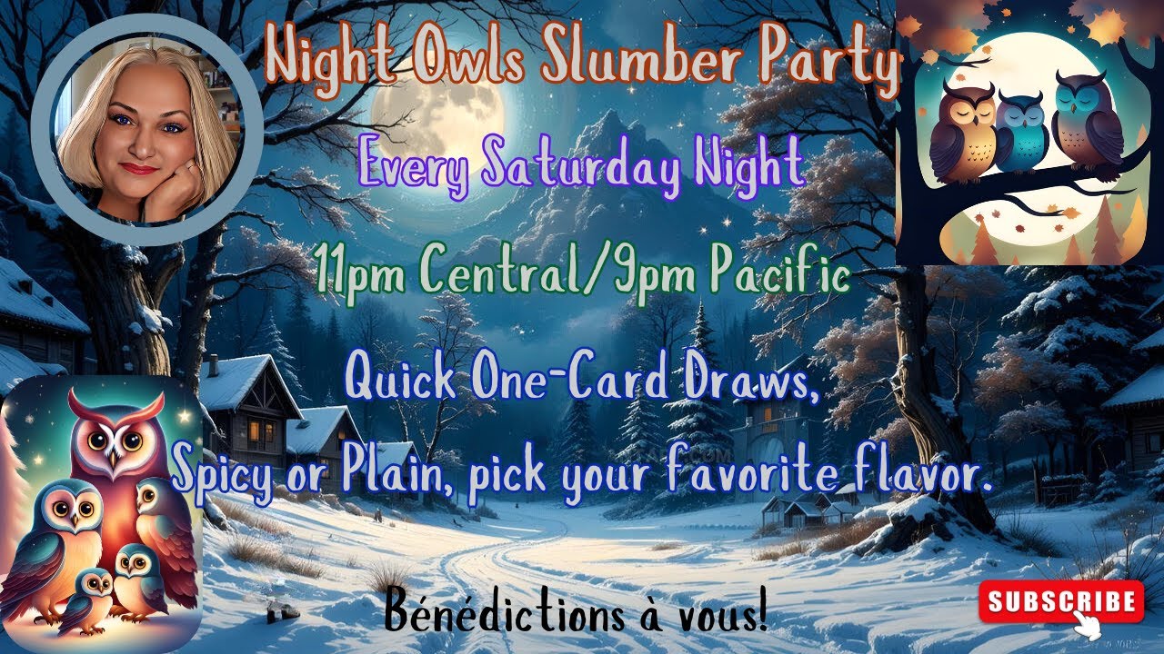 Night Owls Slumber Party - Dec. 28, 2024 - YouTube