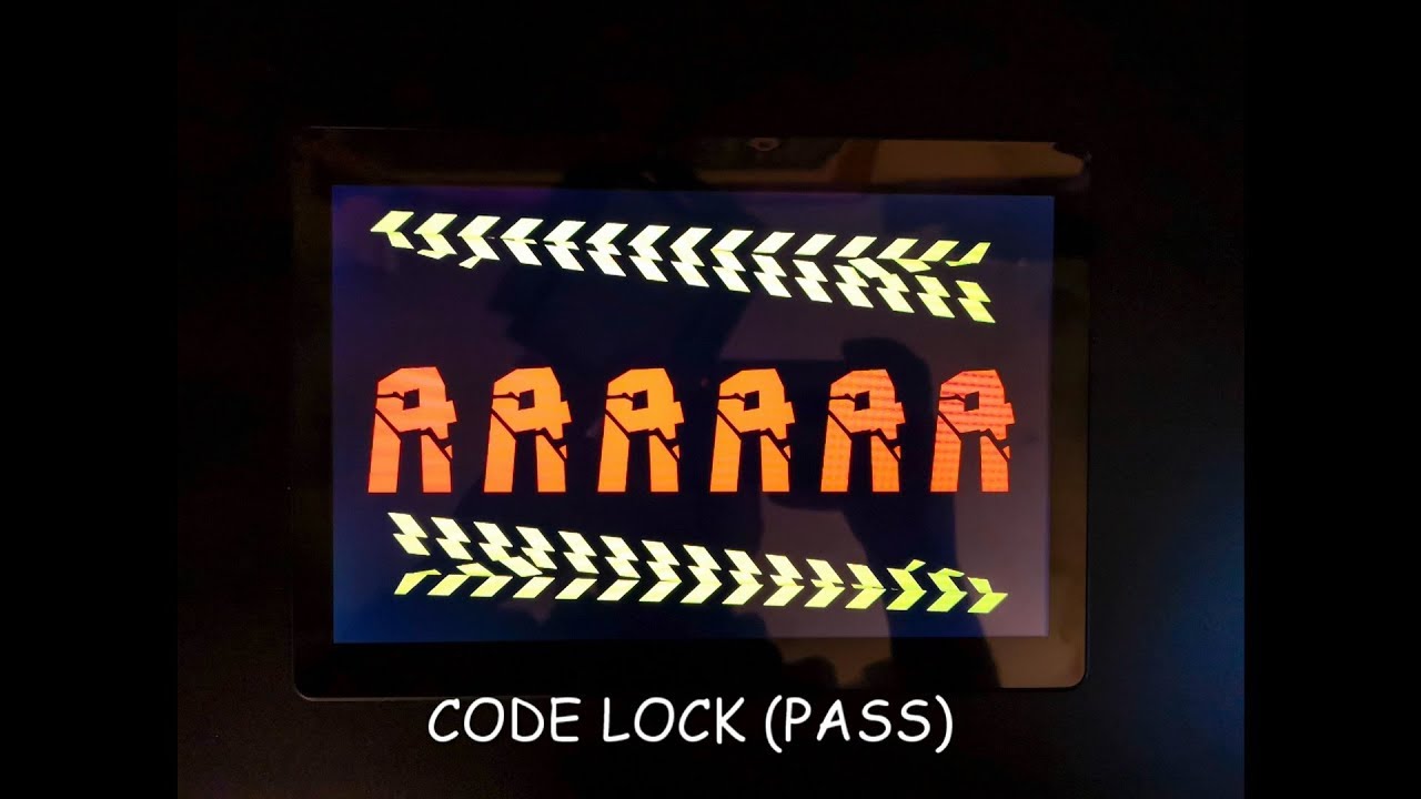 Code Lock (password) - Escape Room Puzzle - YouTube
