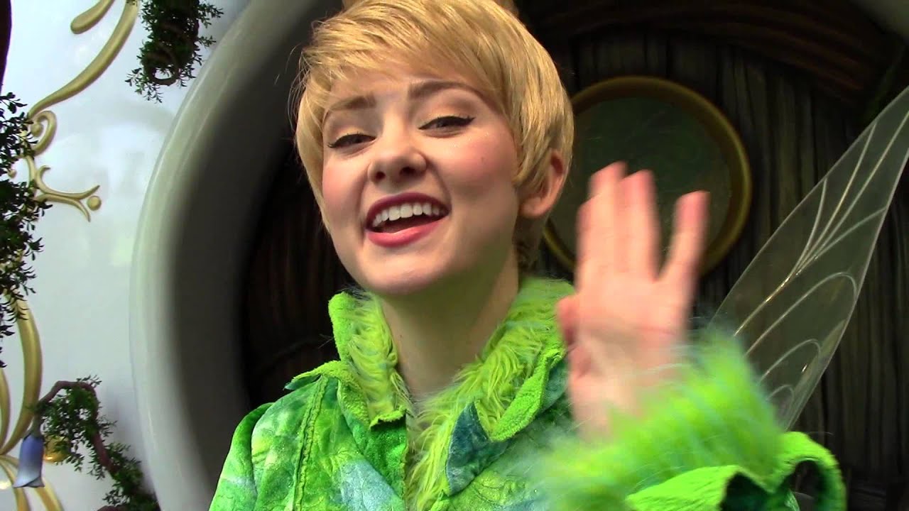Peter Pan and Tinker Bell always have fun adventures at Disneyland ...