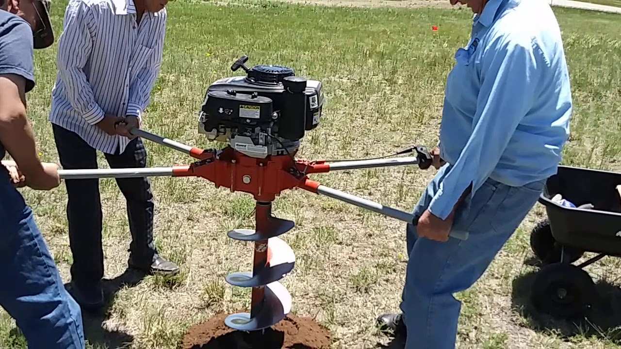 Drilling the rest of the holes for trees - June 2020 - YouTube