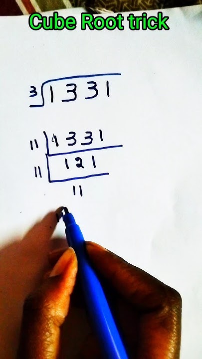 Cube Root trick #maths #shorts - YouTube