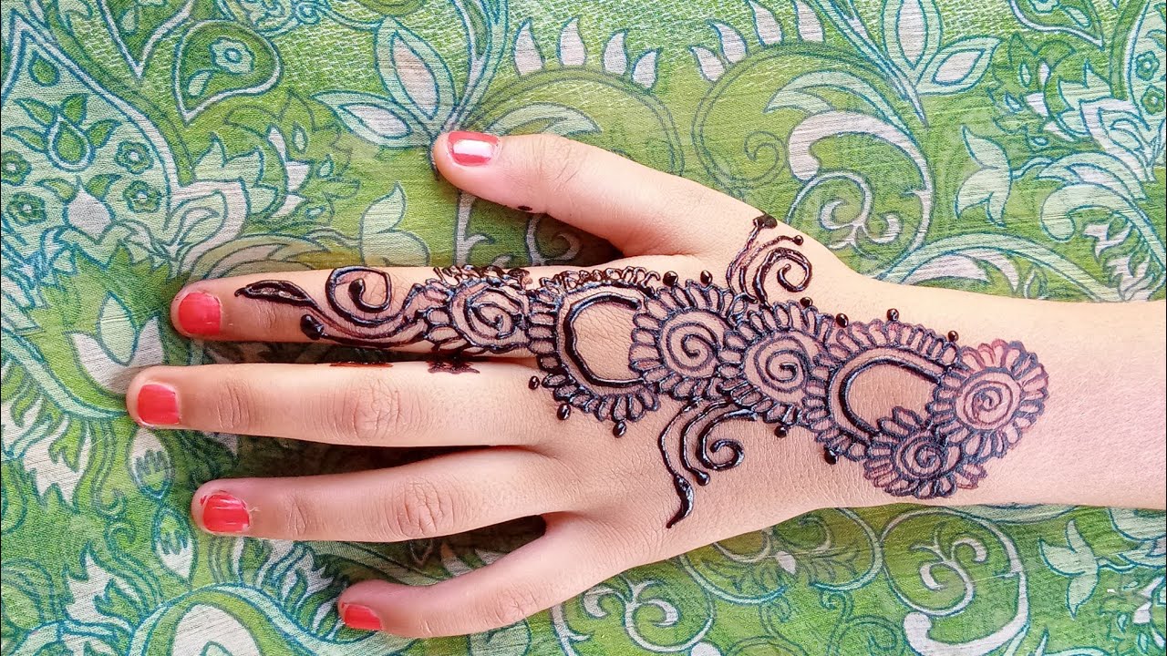 easy mehndi design for baby 2022 || baby Hand Mehndi || Unique Mehandi ...