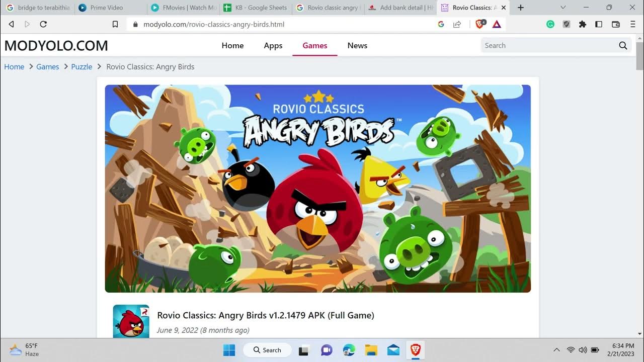 How to Download Rovio Classic Angry Birds in PC 2023? - YouTube