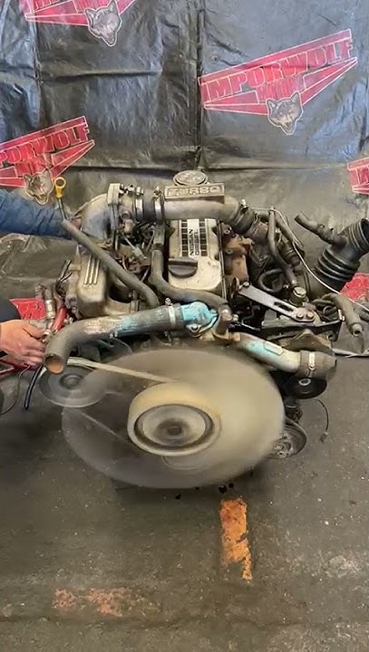 Motor Nissan TD27 Con turbo - YouTube