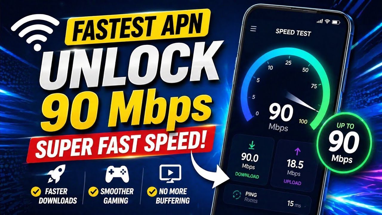 FASTEST APN Settings 2025 | Boost Mobile Internet Speed to 90Mbps ...
