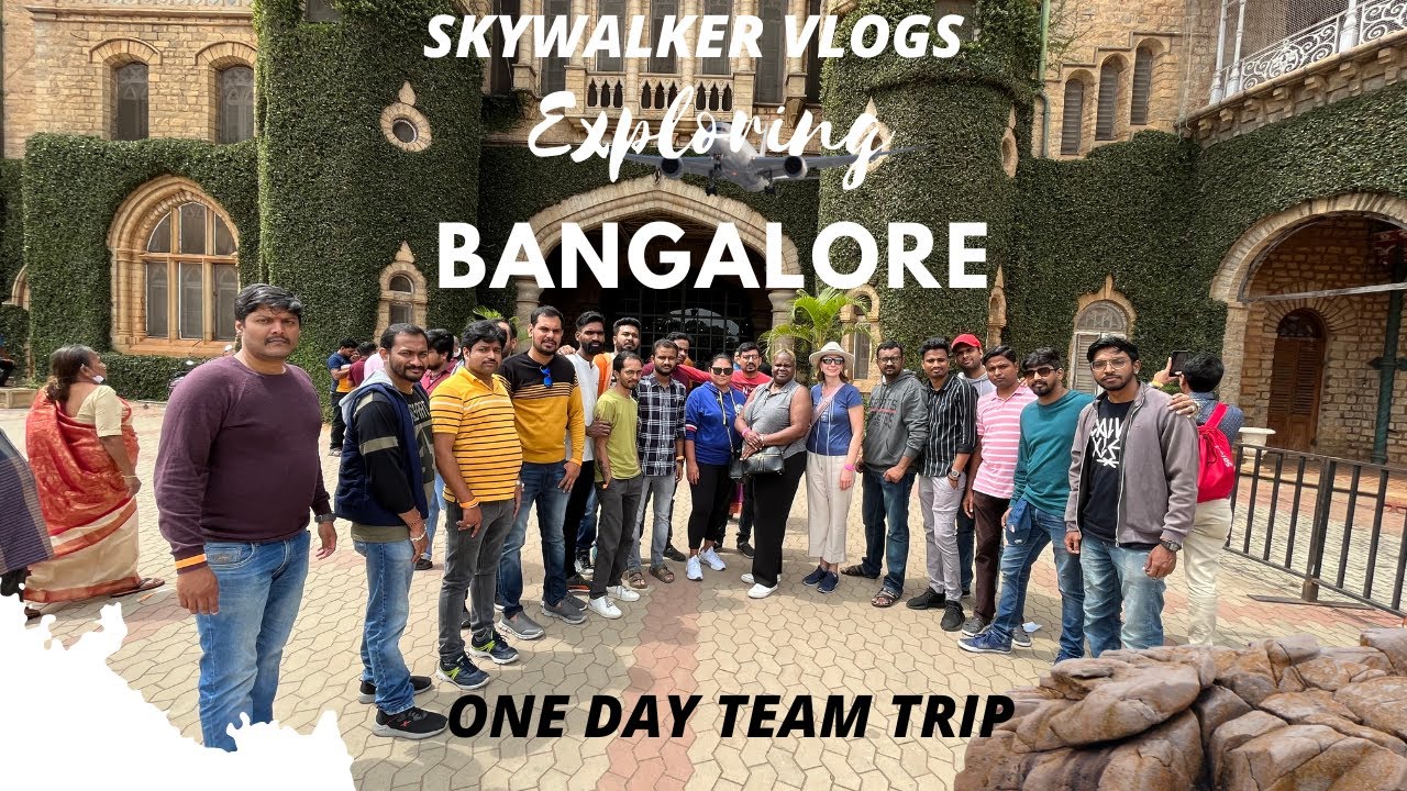 Exploring Bangalore with Office Colleagues | Team Outing | NES FIRCROFT | Fun Vlog | Skywalker ...