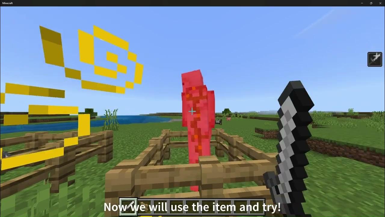Item use and on-hit tutorial (Minecraft Bedrock scripting API) - YouTube
