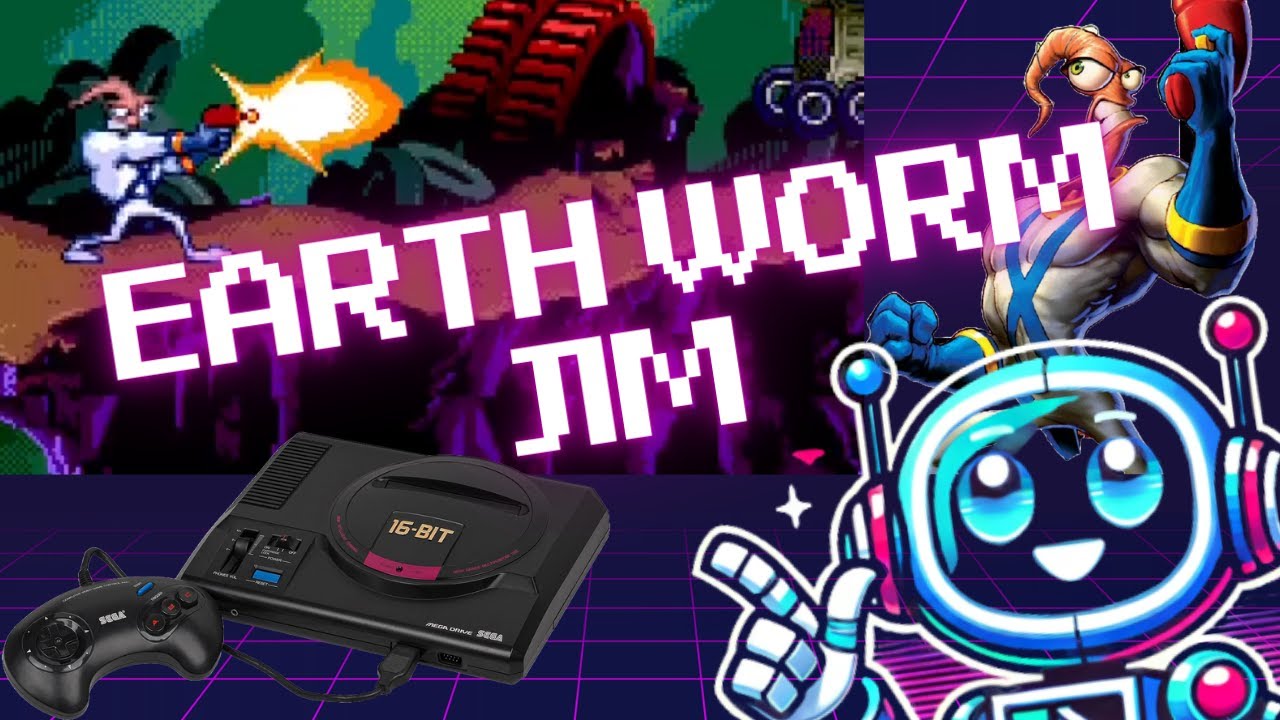 Earthworm Jim - Mega Drive - ATÉ ZERAR! - YouTube