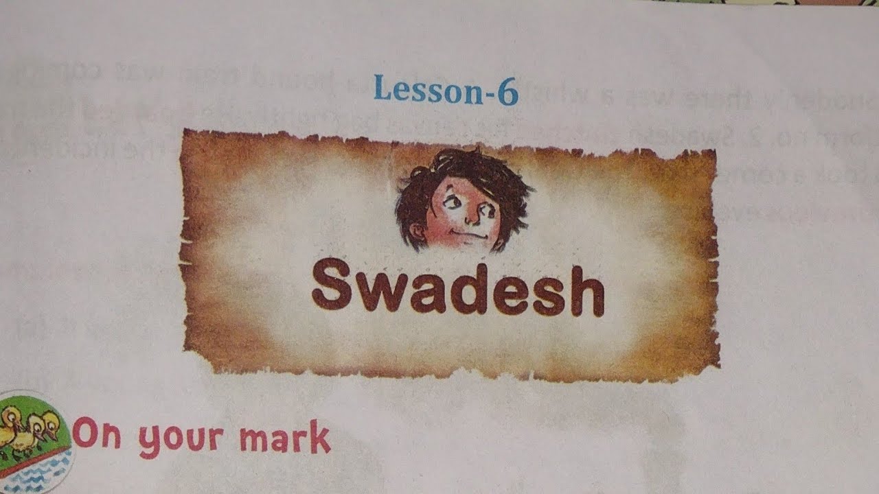 Swadesh || Lesson 6 || line by line explanation of the text - YouTube