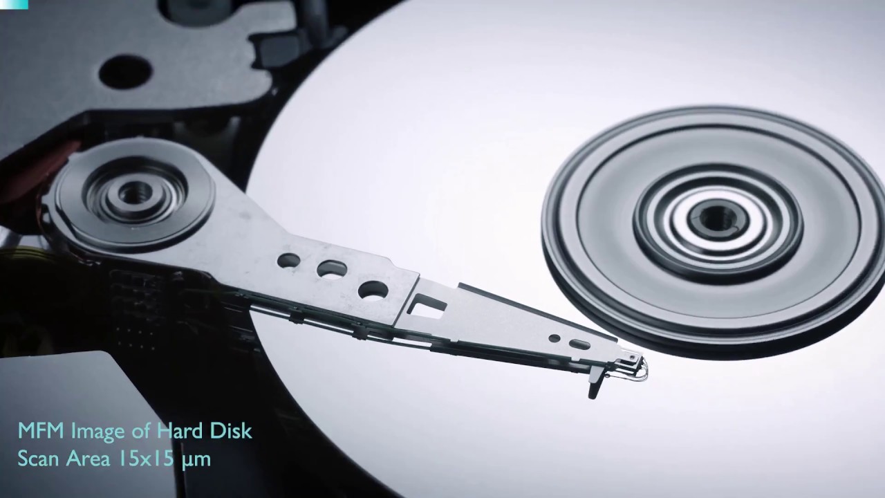Magnetic Force Microscopy (#MFM) image of Hard Disk - YouTube