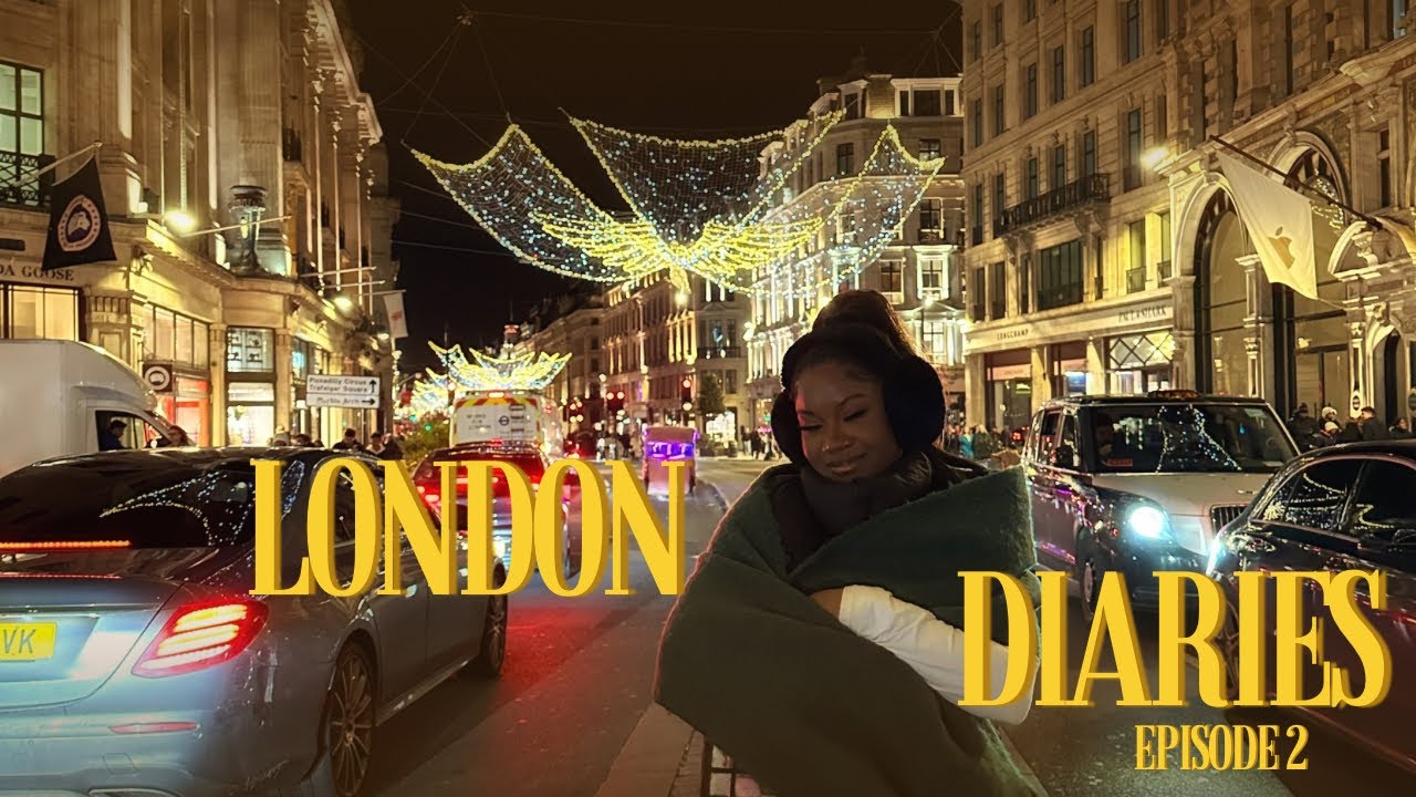 London Diaries - winter wonderland, eadn london, dyeing my relaxed hair ...