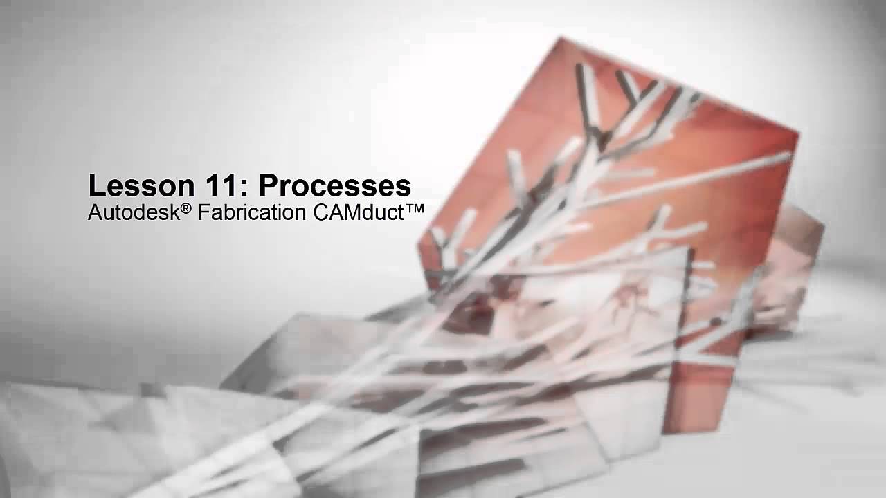 Using Processes in Fabrication CAMduct - YouTube