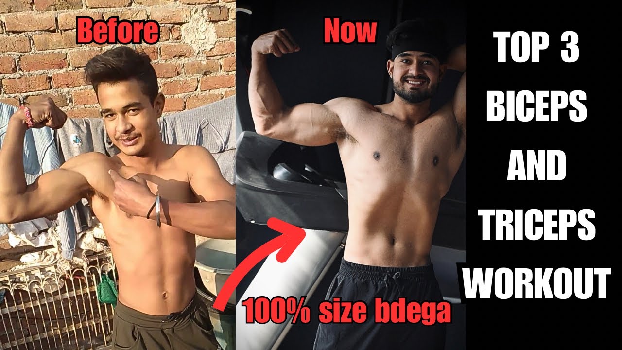 Top 3 Biceps And Triceps Workout | Old Skool Workout | 100% Biceps Size ...