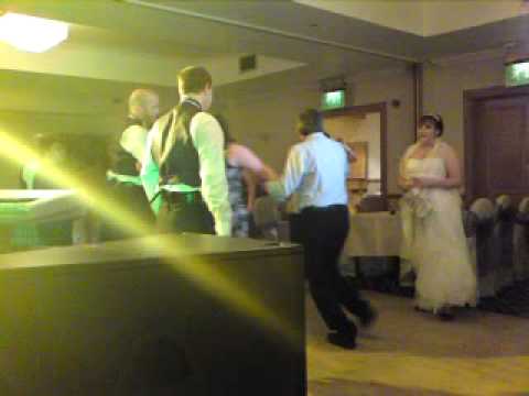 Drunken Wedding Strip the Willow dance! - YouTube