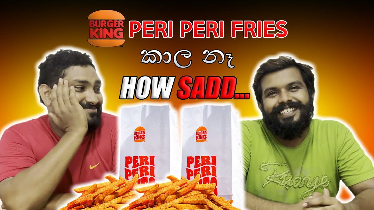 Burger King Peri Peri Fries | ASMR REVIEW | SRI LANKAN FOOD | KamKum ...