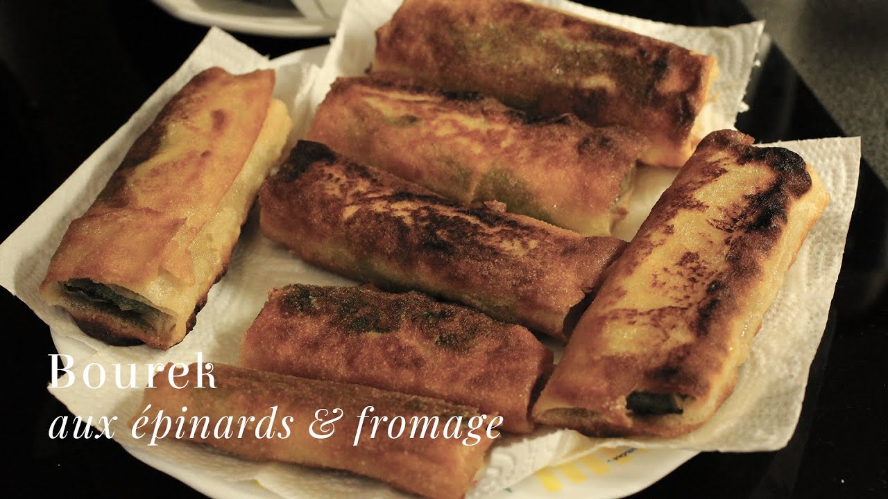 Bourek aux épinards et fromage - YouTube