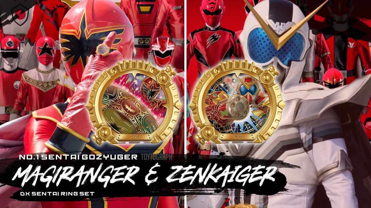 MAGIRED • ZENKAIZER - NO.1 SENTAI GOZYUGER - DX SENTAI RING MAGIRANGER ...