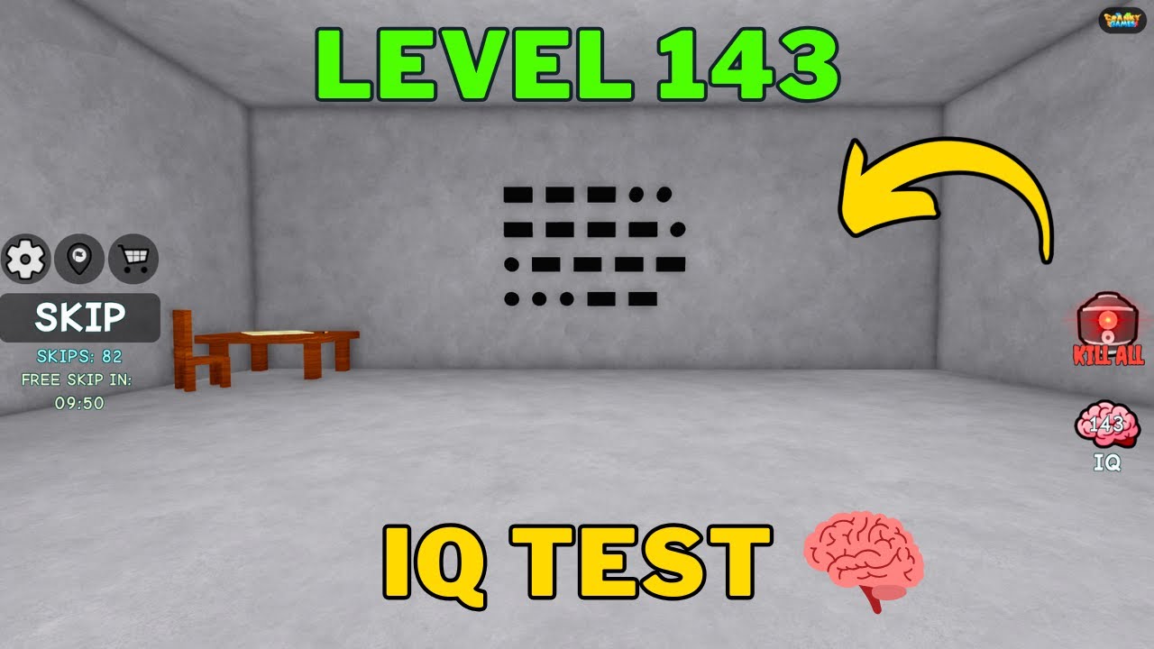 How To Solve Roblox IQ Test Level 143 | IQ Test 🧠 Floor 143 Answer ...