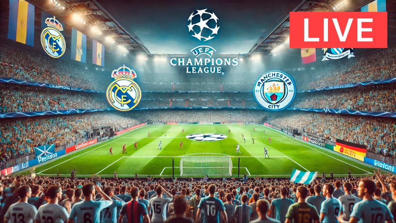 Real Madrid vs Man. Sity Uefa Champions League 2025 UCL - Full Match ...