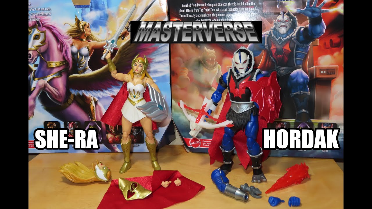 Masterverse SHE-RA and HORDAK Deluxe MASTERS OF THE UNIVERSE Figure ...
