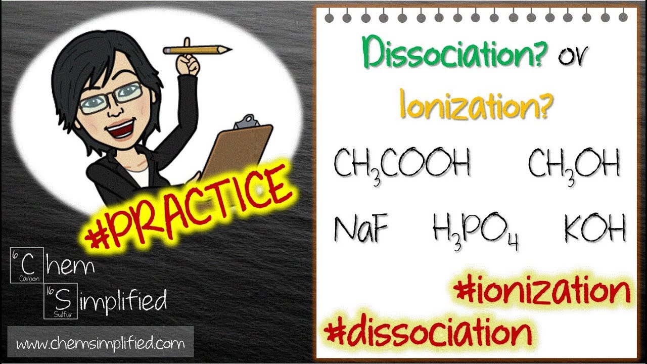 Dissociation and Ionization Practice - Dr K - YouTube