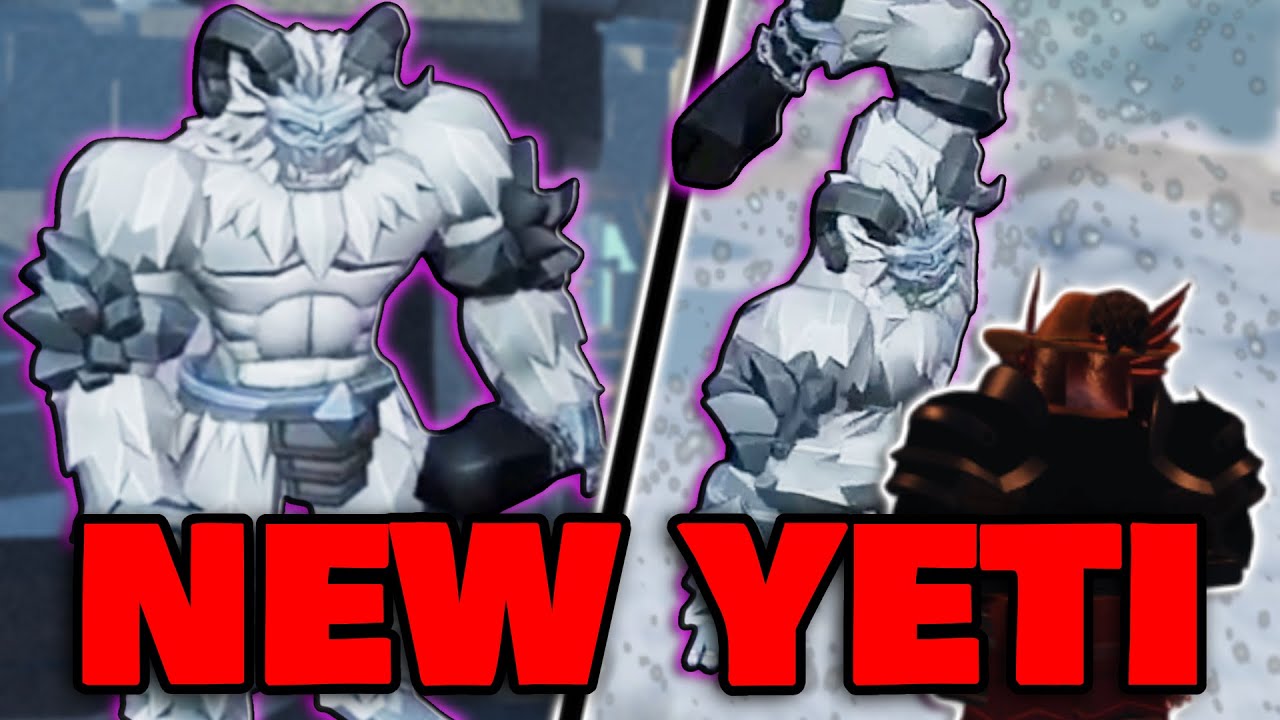 FIRST LOOK AT YETI MINI-BOSS In THE FORGE Roblox... - YouTube