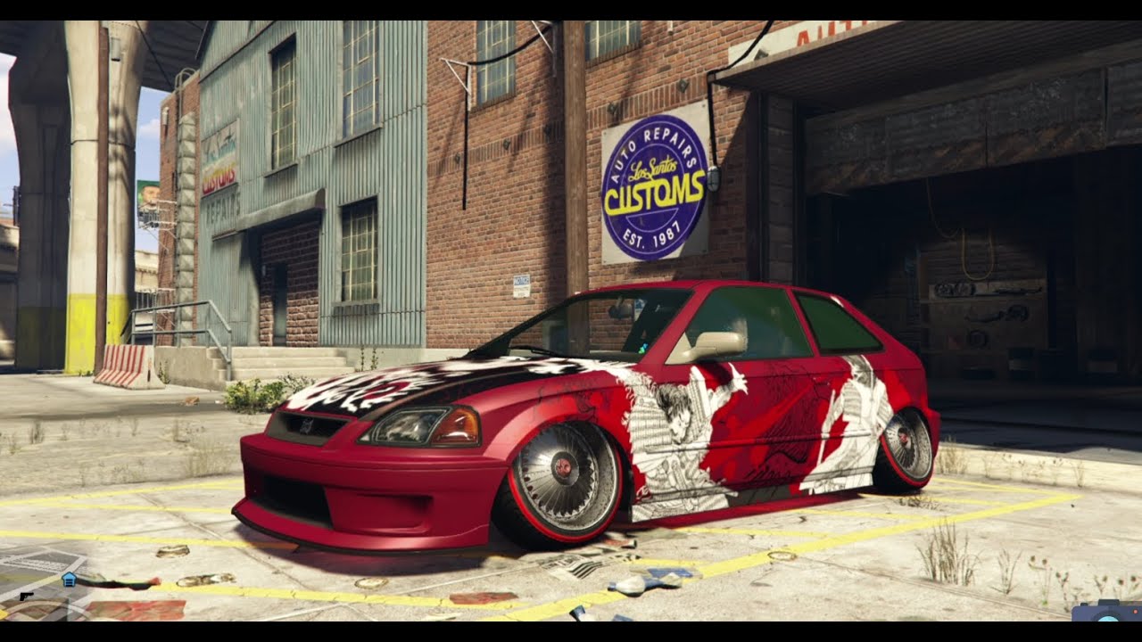 PATCHED secret samurai livery for the Kanjo. - YouTube