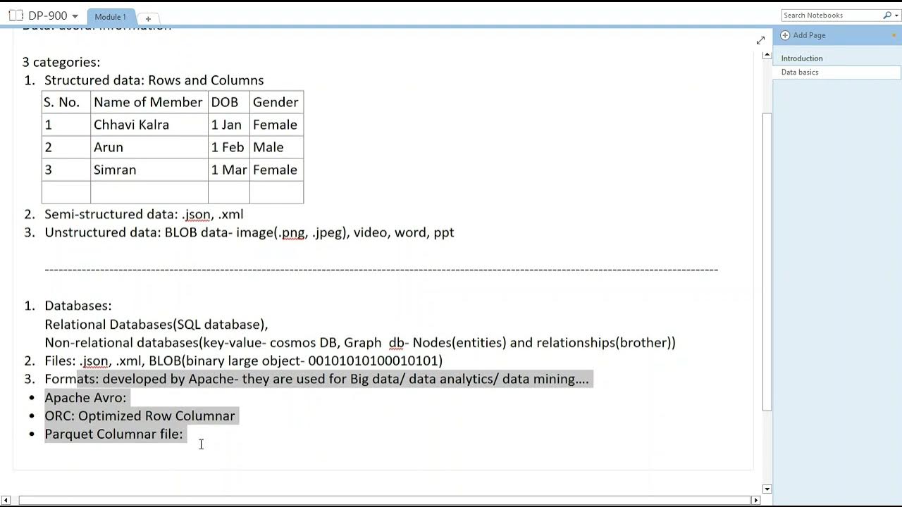 DP-900 | Module 1 | Part 2 | Microsoft Azure Data Fundamentals - YouTube