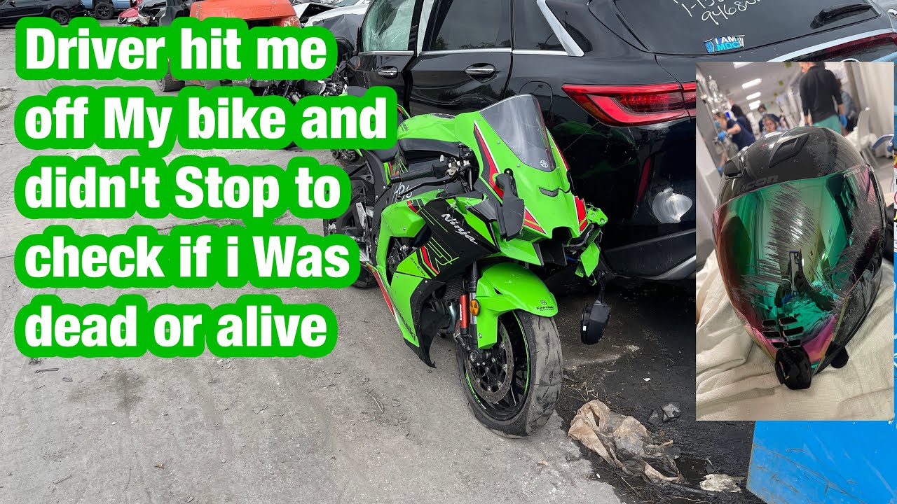 Mercedes hit me off my bike and didn't stop to check if i was ok hit ...