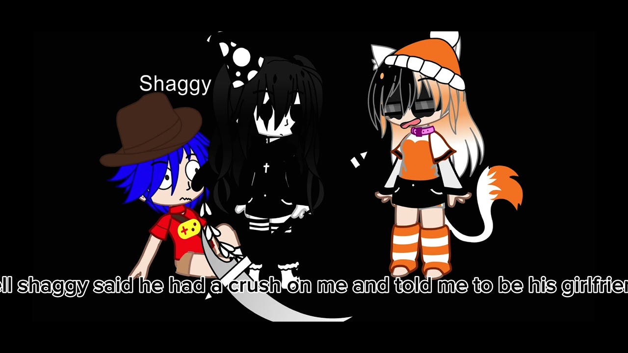 Me protecting my poor angel from shaggy cause why not?.. - YouTube