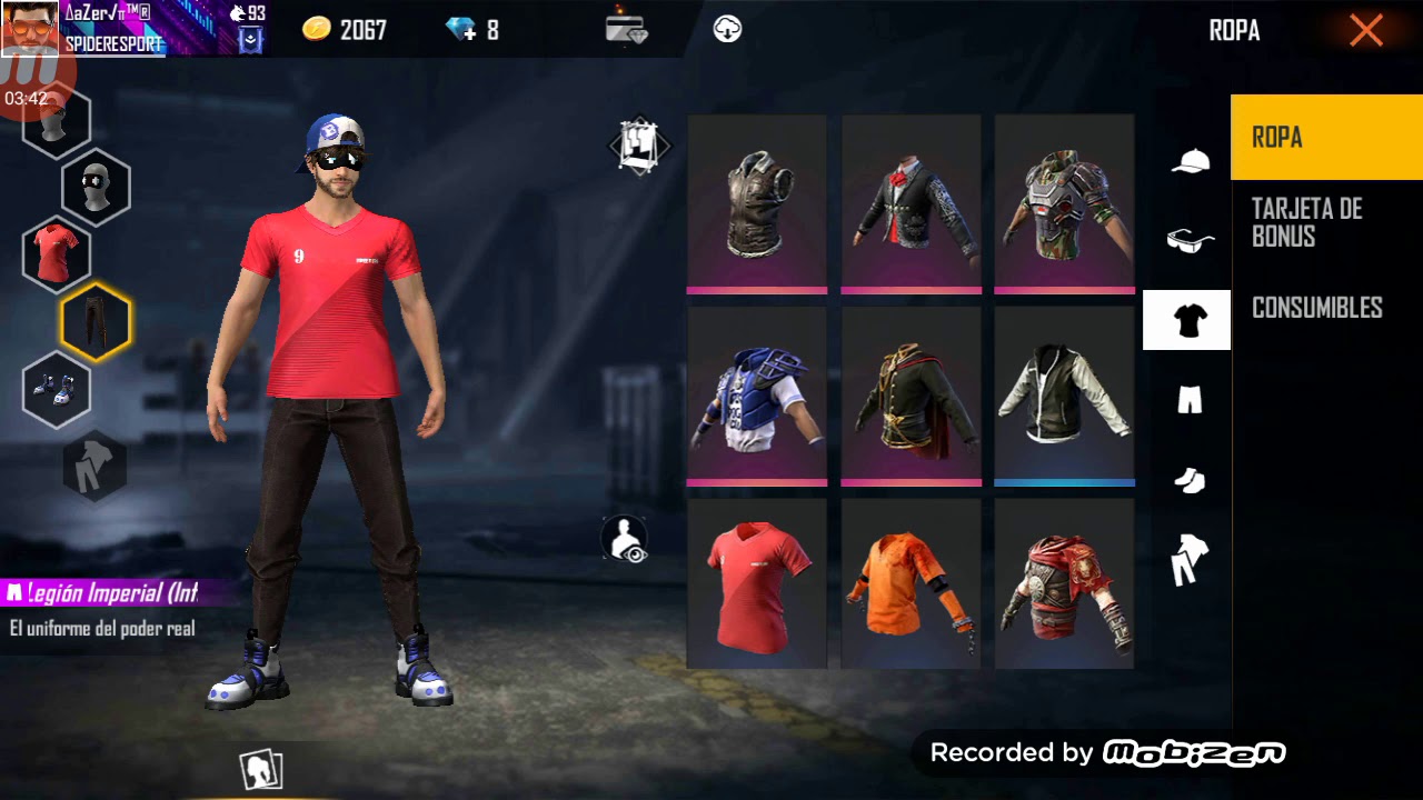 TODA MI ROPA DE FREE FIRE-كل ملابسي المجانية للحرائق-All my free fire ...