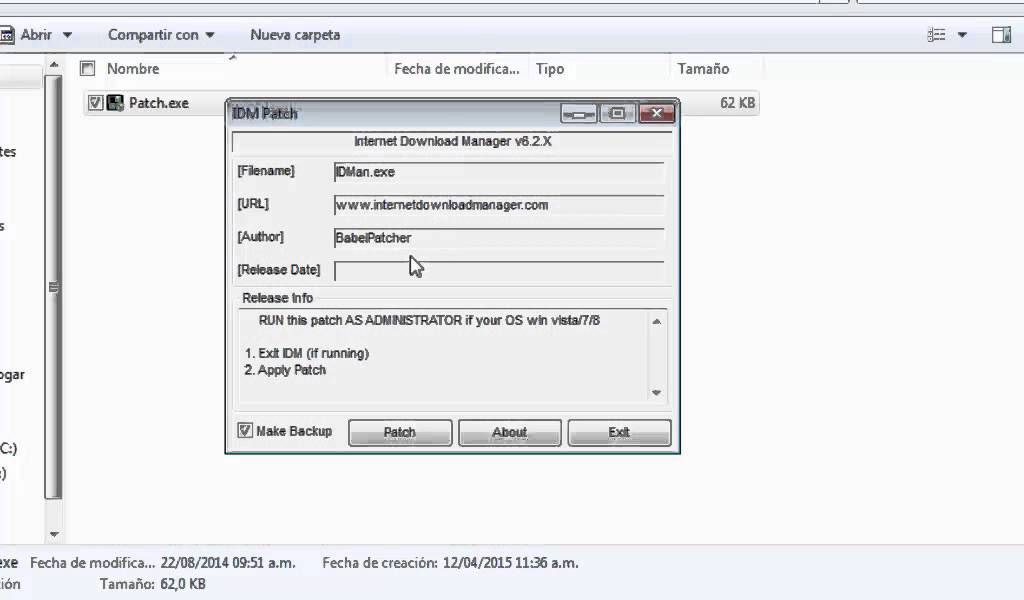 [FULL]IDM - Activar Internet Download Manager 2015 V. 6.2.X - YouTube