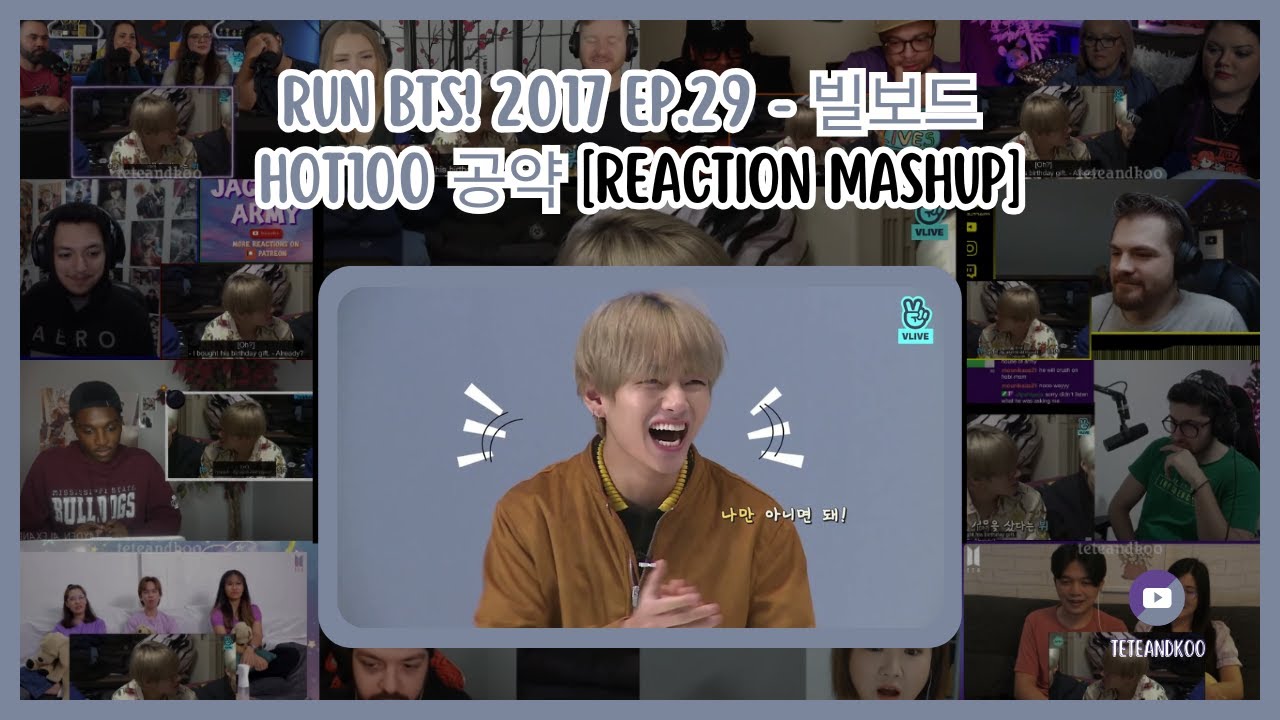 [BTS] Run BTS! EP.29 | Reaction mashup - YouTube