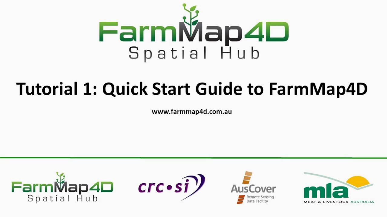 Video 1 FarmMap4D Quick Start Guide - YouTube