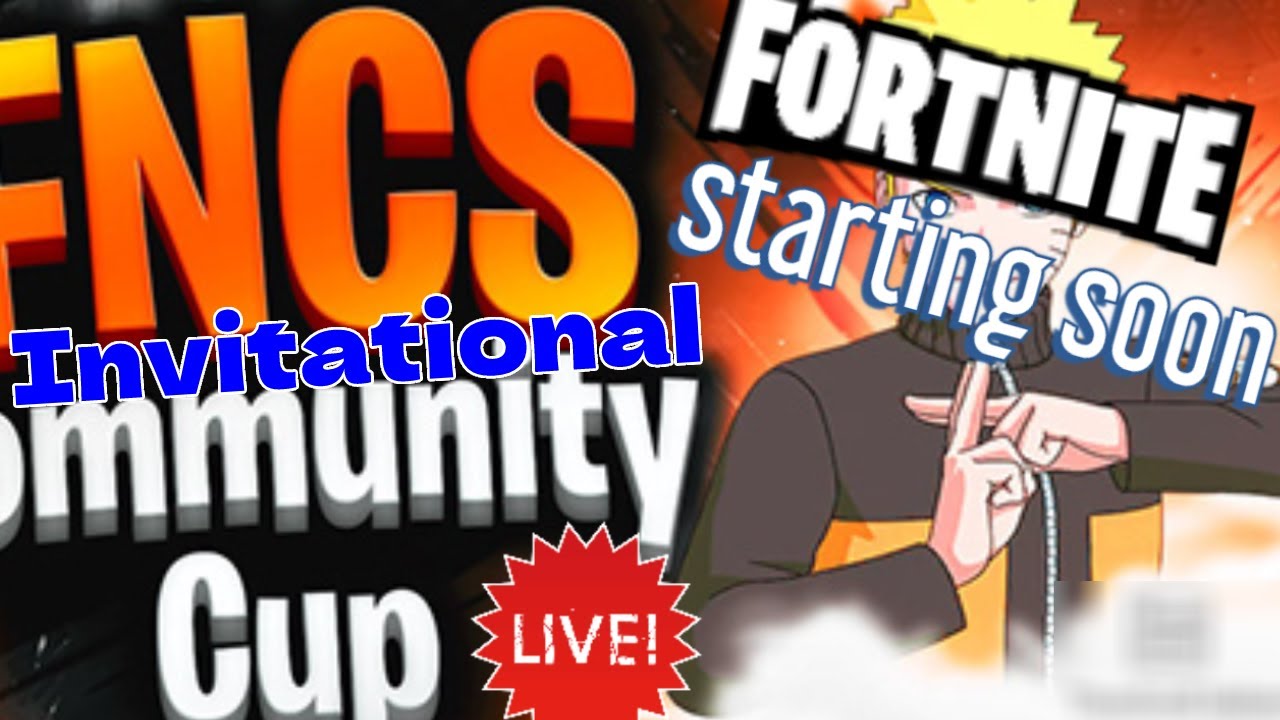FNCS Community cup - Live stream Fortnite - YouTube