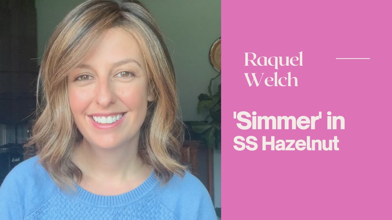 Wig review of Raquel Welch's 'Simmer' in the color Shaded Hazelnut ...