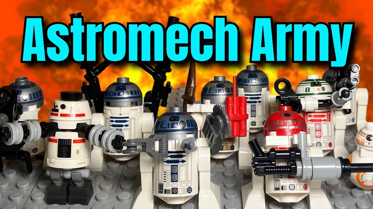 I BUILT a LEGO Astromech Droid ARMY! - YouTube