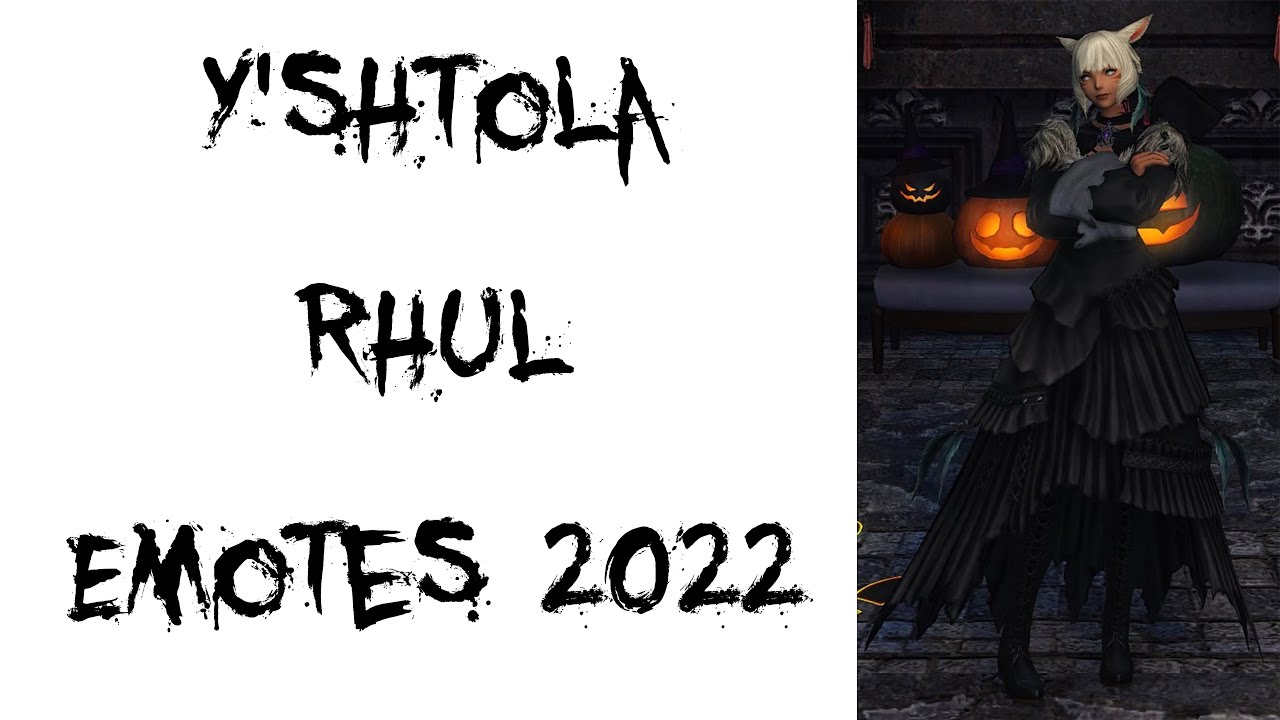 Y'shtola Rhul Emotes (2022 2K) - YouTube