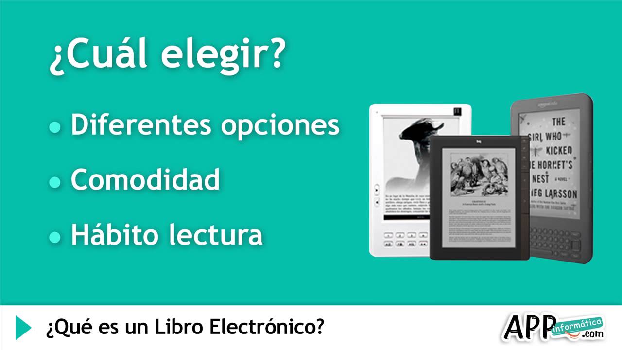 ¿Qué es un Libro Electrónico? l Appinformatica.com - YouTube