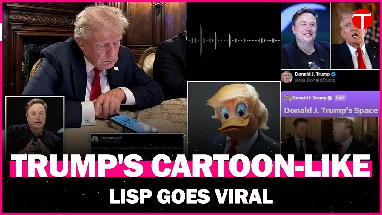 Listeners compare Trump to Daffy Duck after hearing lisp during Musk ...