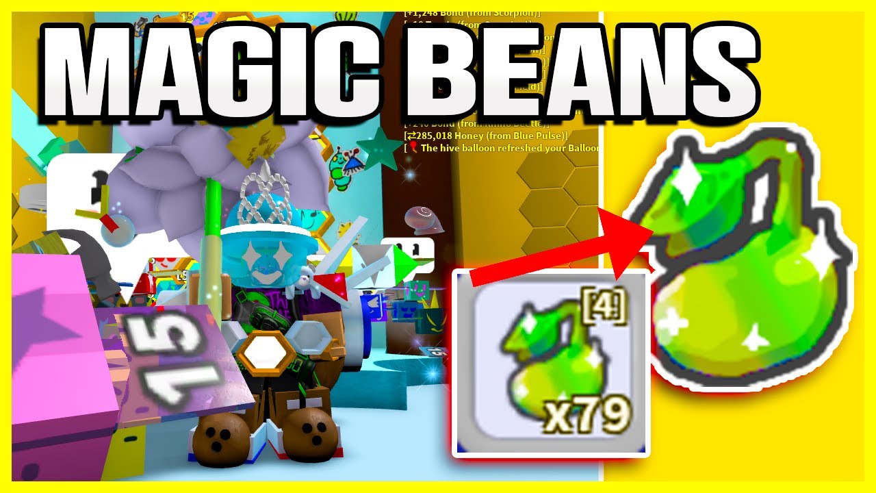 How To Get Magic Beans In Bee Swarm Simulator - YouTube