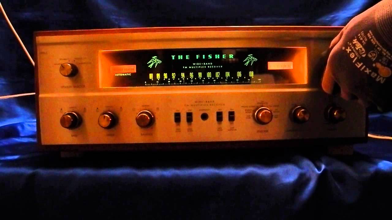 Fisher 500C FM Radio Demonstration 8330 - YouTube