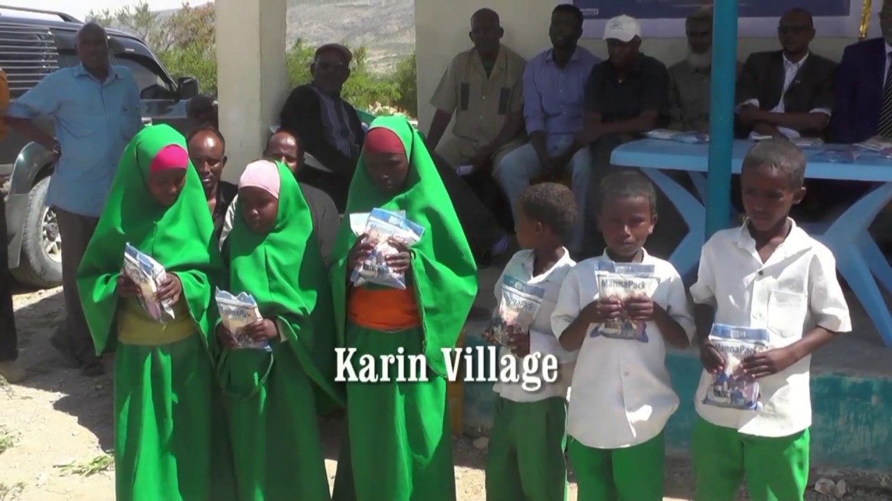 Mannapack rice for 8 villages in Somaliland - YouTube