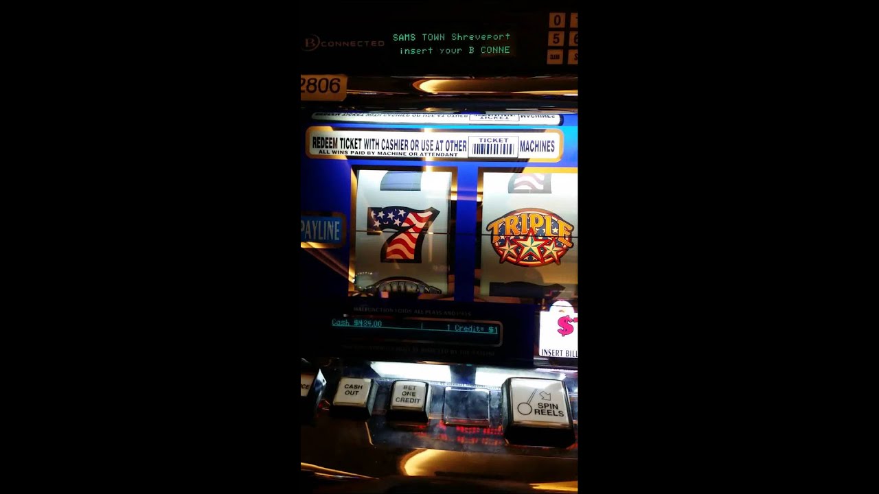 Triple 7's slot win - YouTube