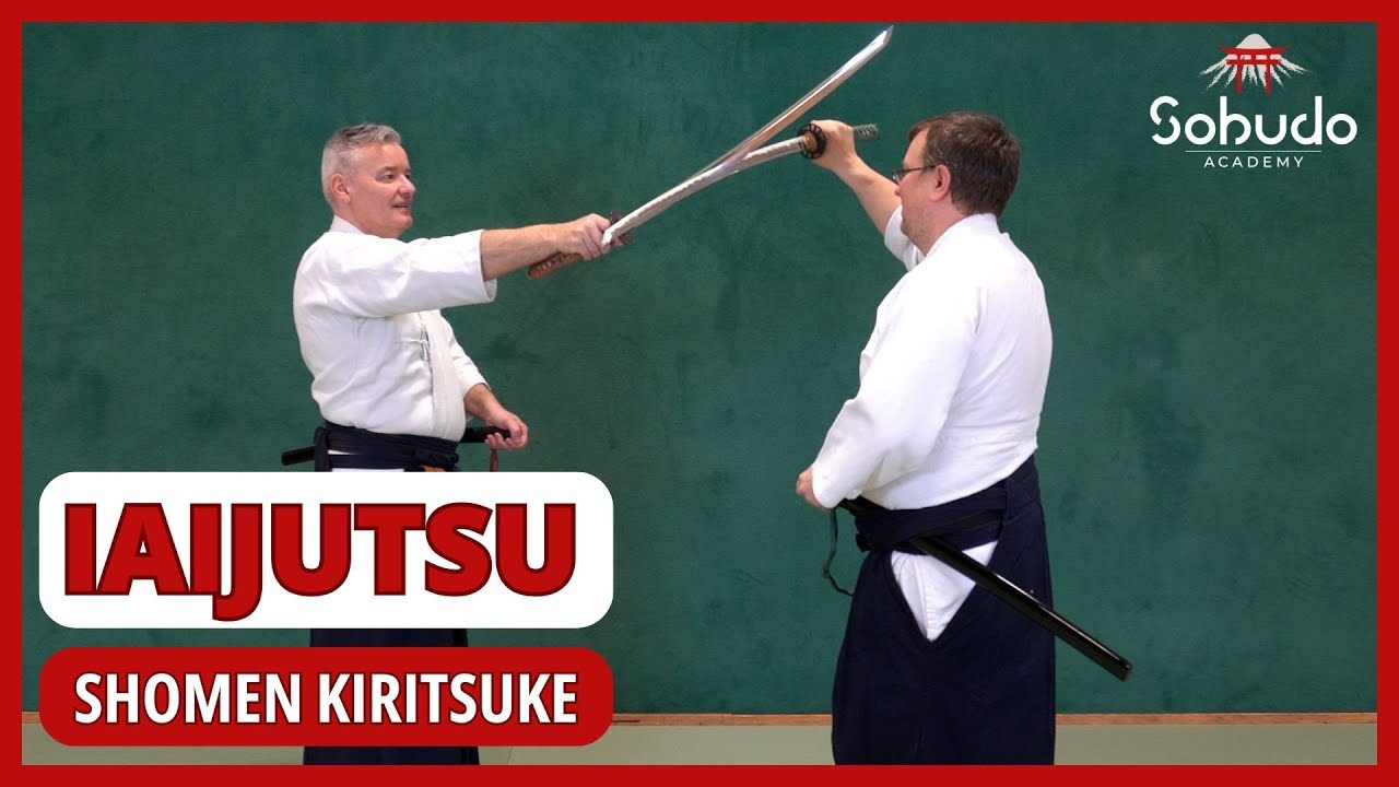 Shomen Kiritsuke: Gerader Einhandschnitt | Partnerübung mit Block | So ...