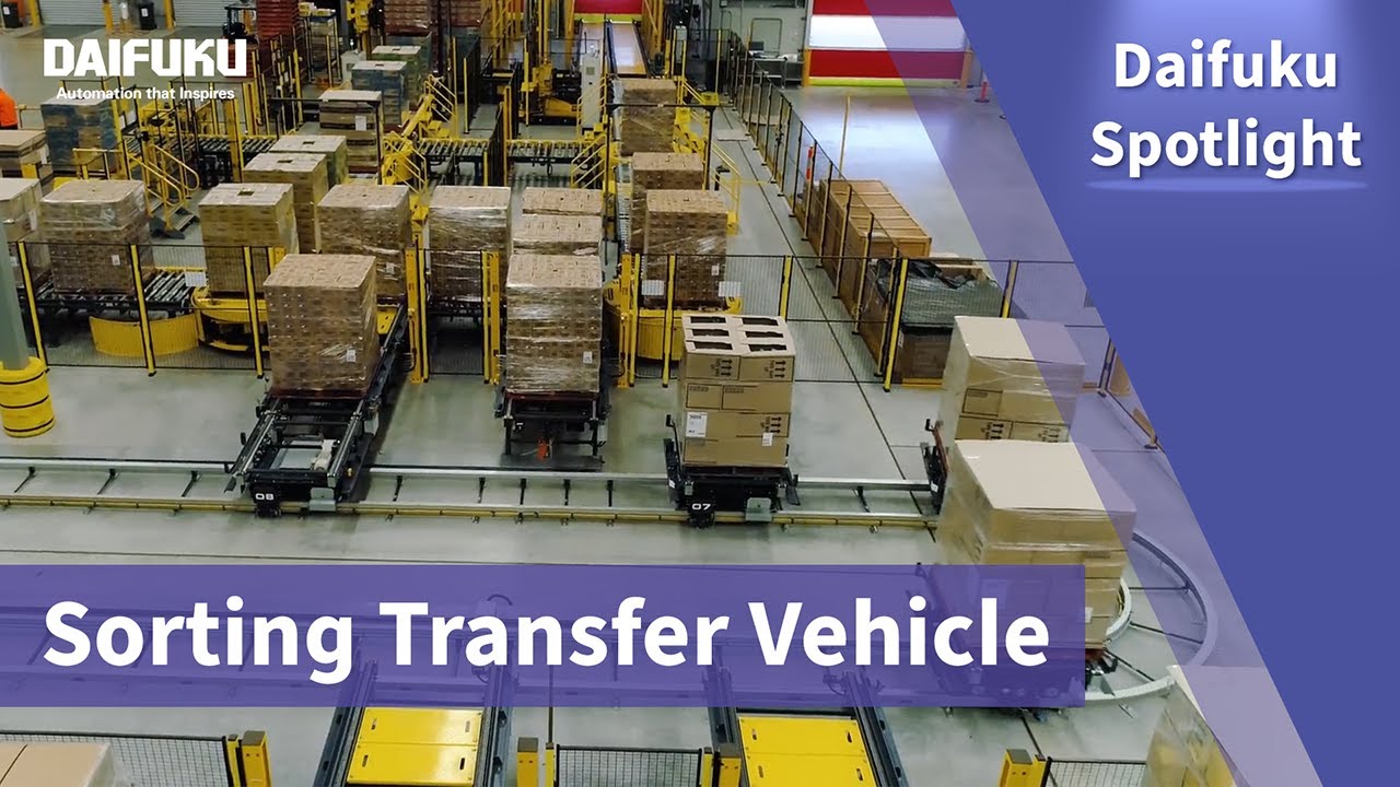 Daifuku Spotlight - Sorting Transfer Vehicle (STV) - YouTube